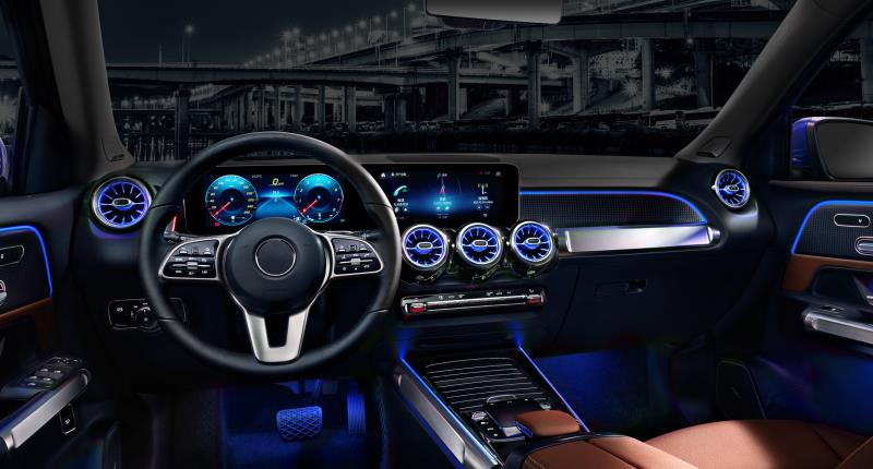 12VCAR Mercedes GLB Interior Ambient Light System