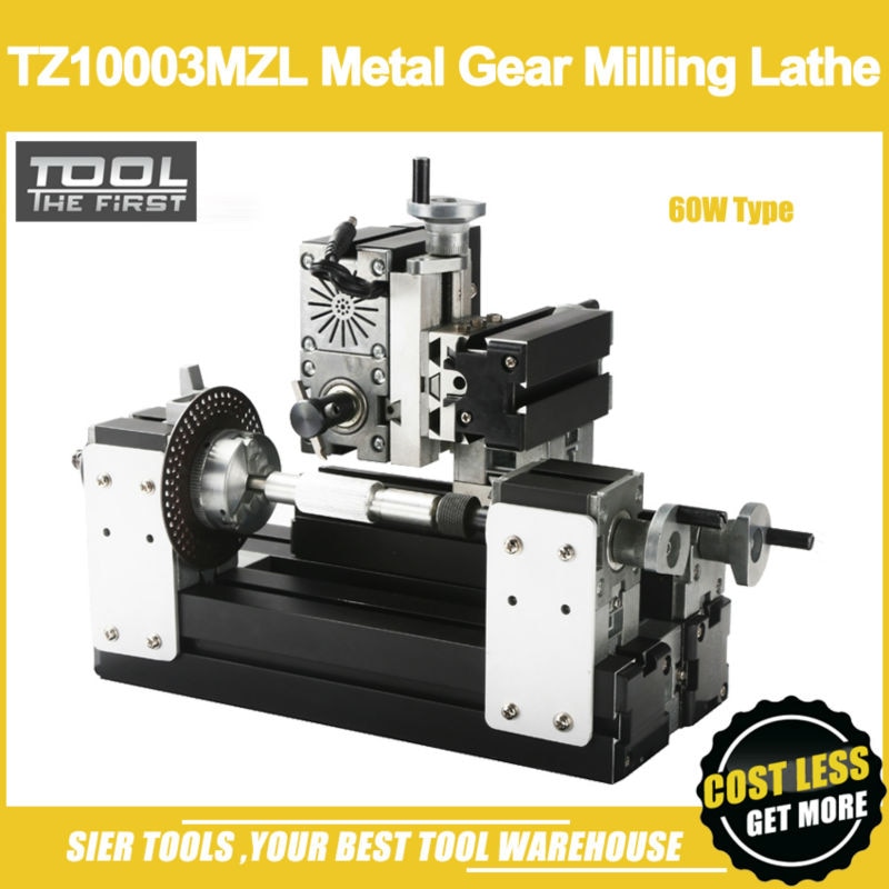 TZ10002MZL 60W Mini Metal Gear Milling Machine/60W,12000rpm Powerful ...