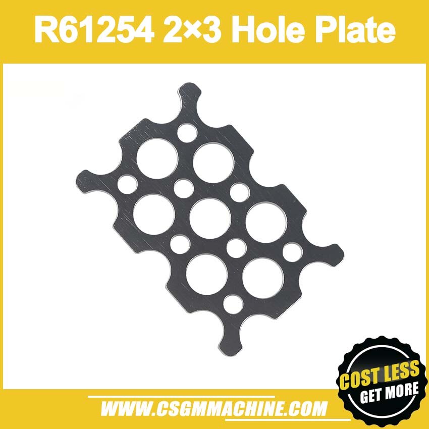 R61254 2*3 Hole Plate/7005 Aluminum Robert Main Body Plate/2mm ...