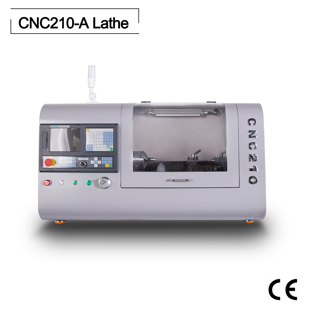 CNC210-A mini CNC Lathe/1200W servo motor lathe machine/after 990TDB CNC system lathe,Poland ...