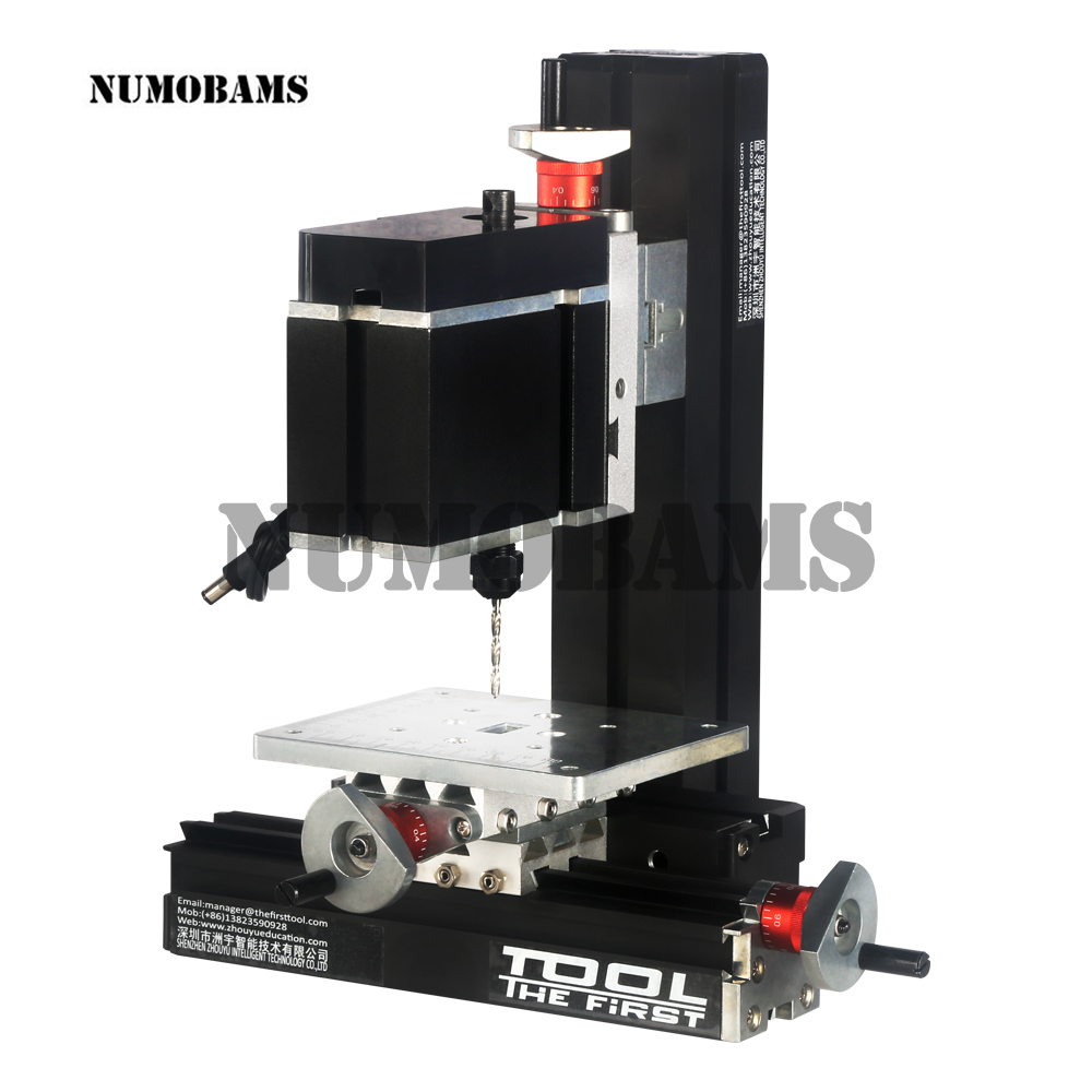 NUMOBAMS TZ20004M 60W Big Power DIY Mini Combination Metal Drilling Machine
