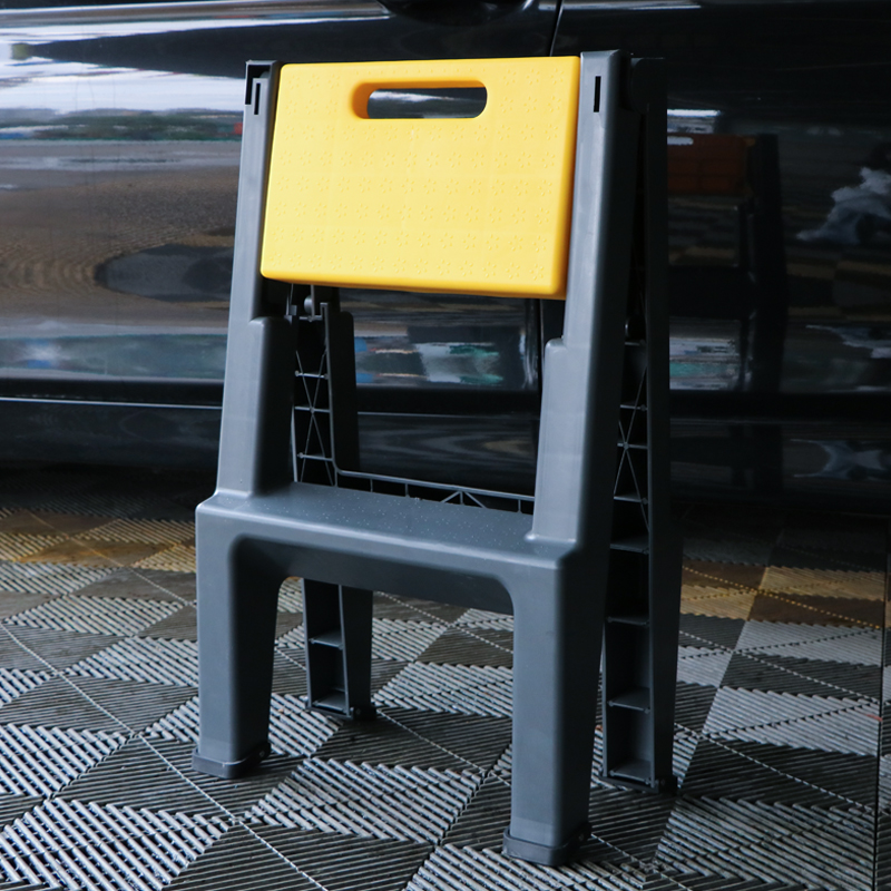 Hot selling car cleaning tools car beauty folding stool plastic folding ...