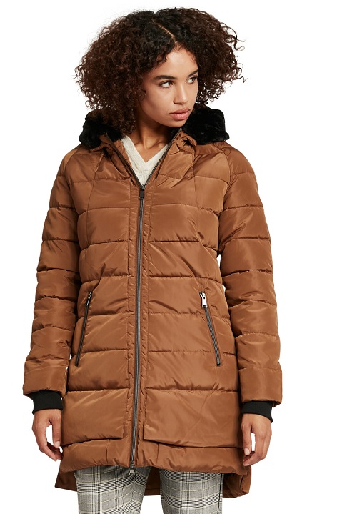 women's down coat with fur collar,Women