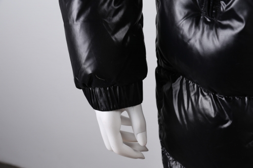 PADDED PUFFER LONG SLEEVE HOOD COAT,Women