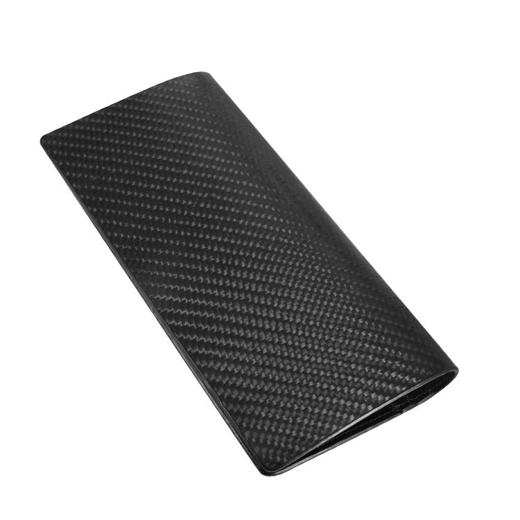 3K Twill Carbon Fiber and Leather Long Wallet Wholesale