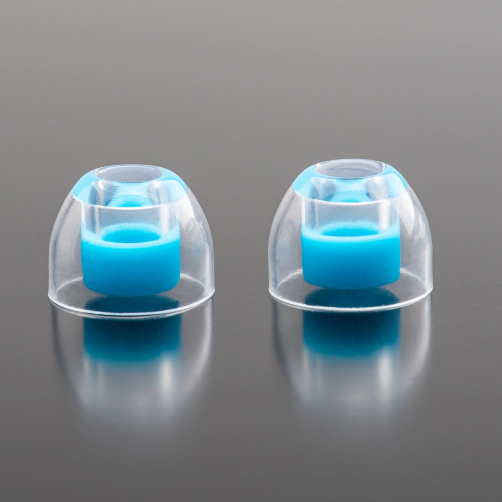 TINHIFI Liquid Silicone Ear Tips, 3 Pairs Soft Transparent Replacement ...