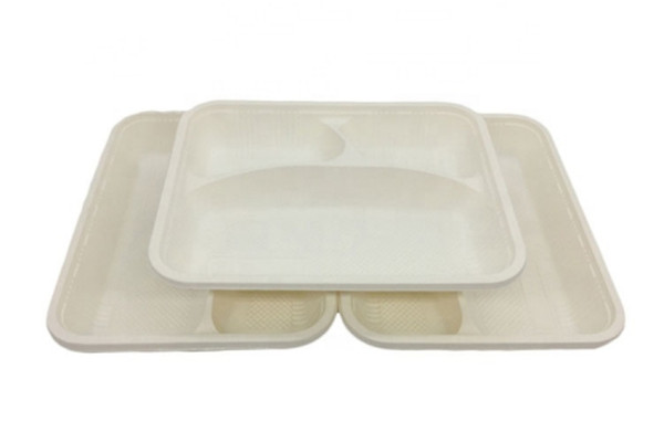Biodegradable meal tray is the solution to waste