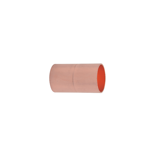 Copper Coupling with Rolled Stop-Copper Fitting & Pipe Manufacturer
