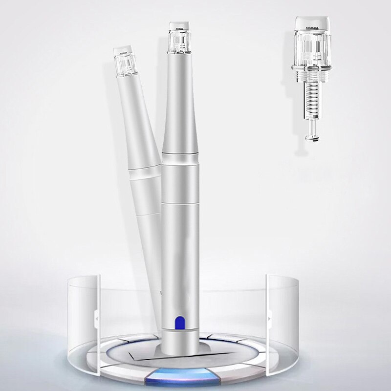 GloPen NP1 Silicon Nano Needling Derma Pen with Rezenerate Tech Micro ...