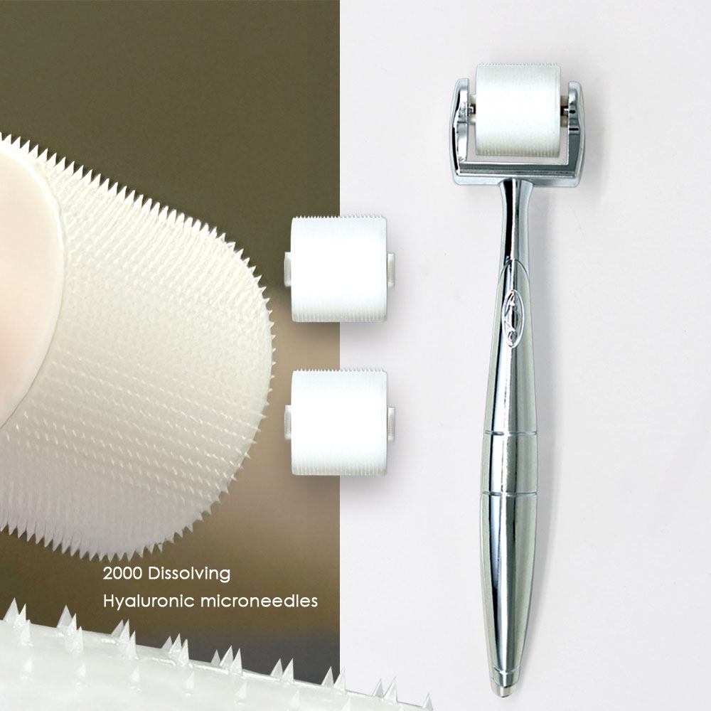 Innovative Microneedling Roller Dissolving Hyaluronic Acid Microneedle ...