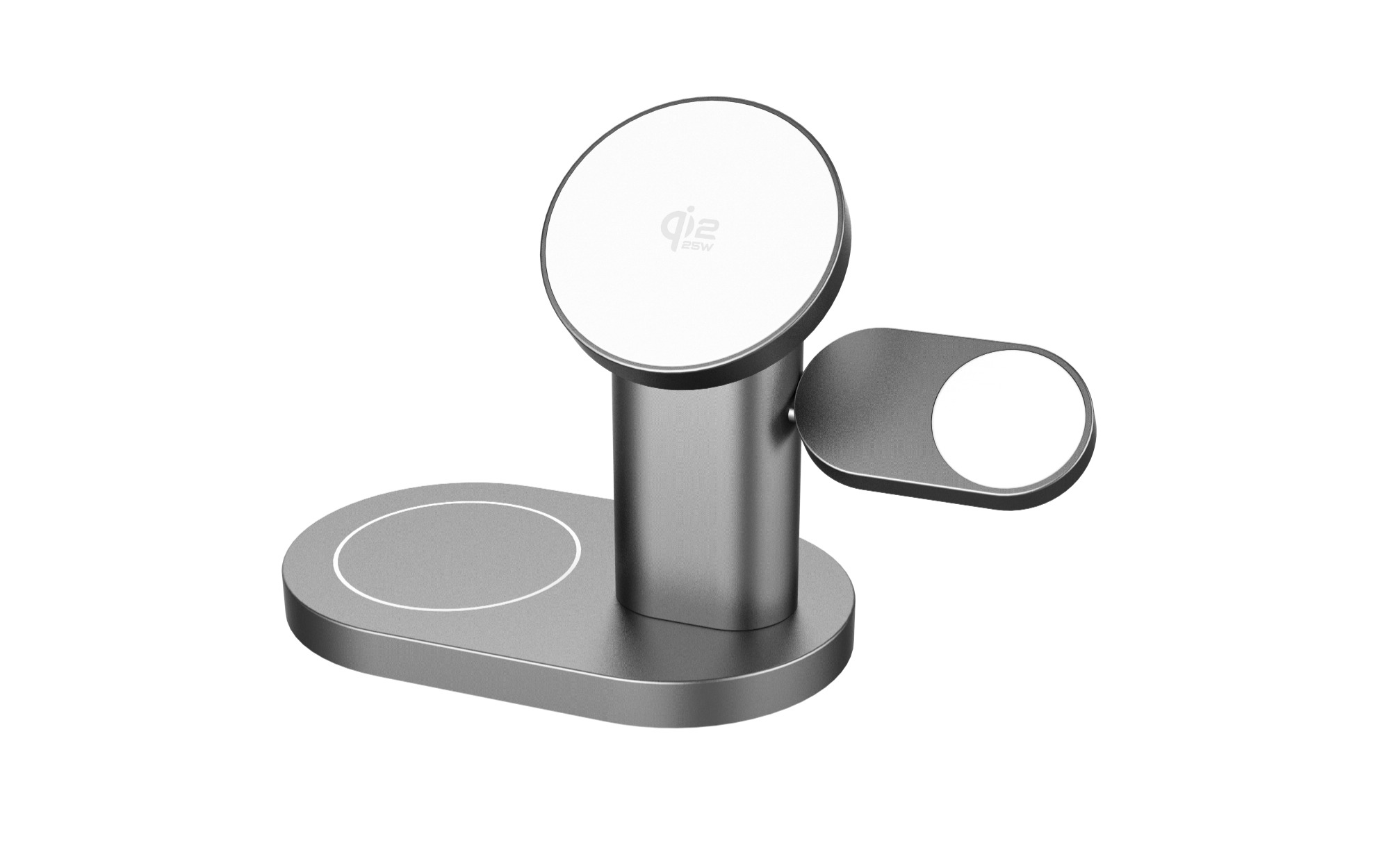 3 in 1 Qi2.2 Charger Magnetic Wireless Charger Dock 25W Rotatable ...
