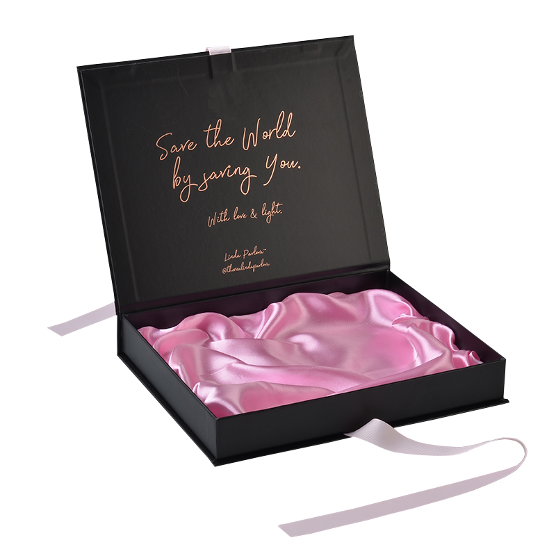 Wholesale Custom Logo Printing Gift Packaging Boxes Satin Insert Luxury ...