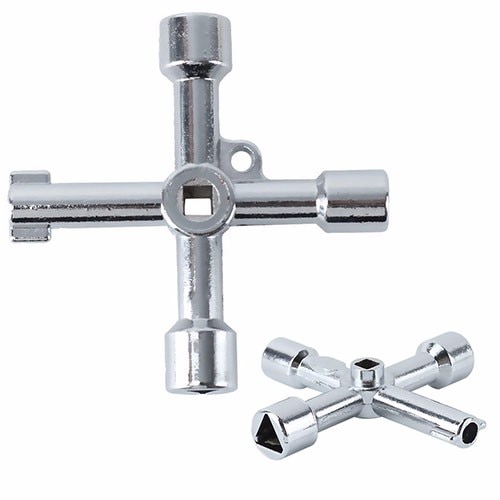 4 in 1 Alloy Triangle square Universal Cross Triangle KEY for Train ...