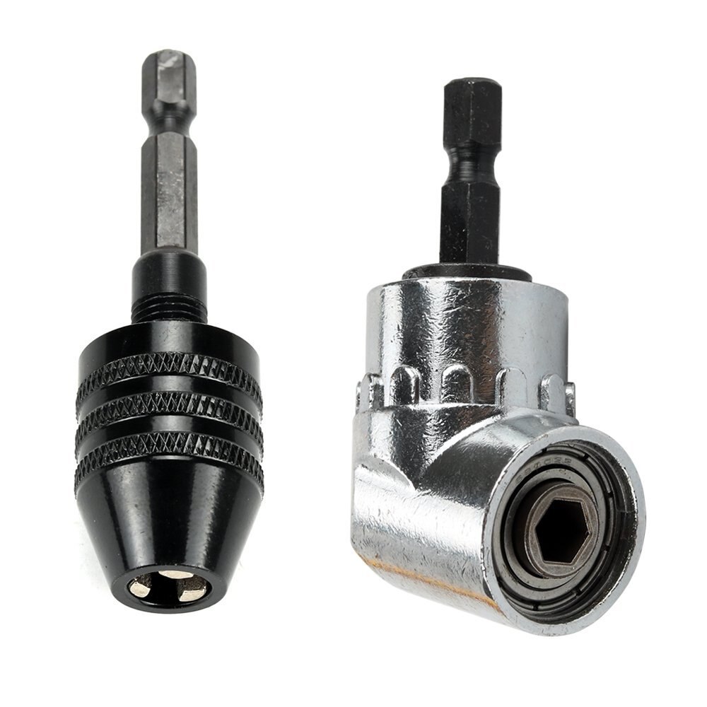 Chuck It 1/4 Inch Hex Shank Keyless Drill Chuck Quick Change Adapter ...
