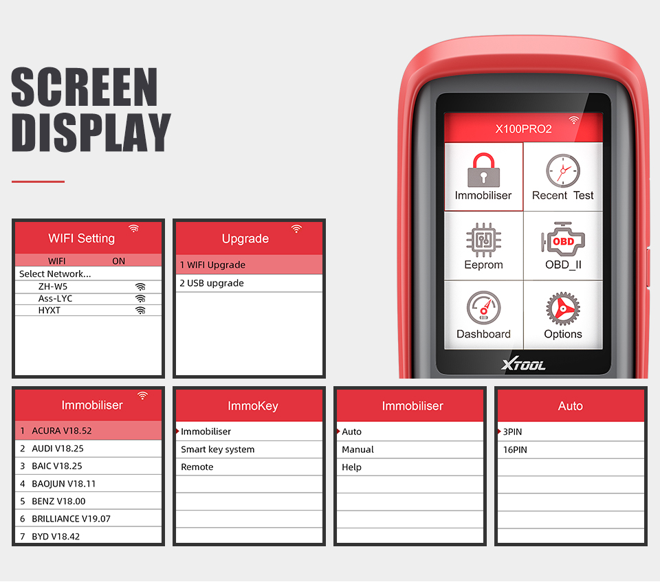 XTOOL X100 PRO2 Auto Key Programmer with EEPROM Adapter