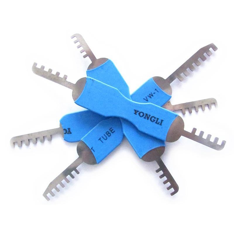 4 Pcs Comb Lock Picks Tool Lock Pick Set Padlock Comb Pick Set ...
