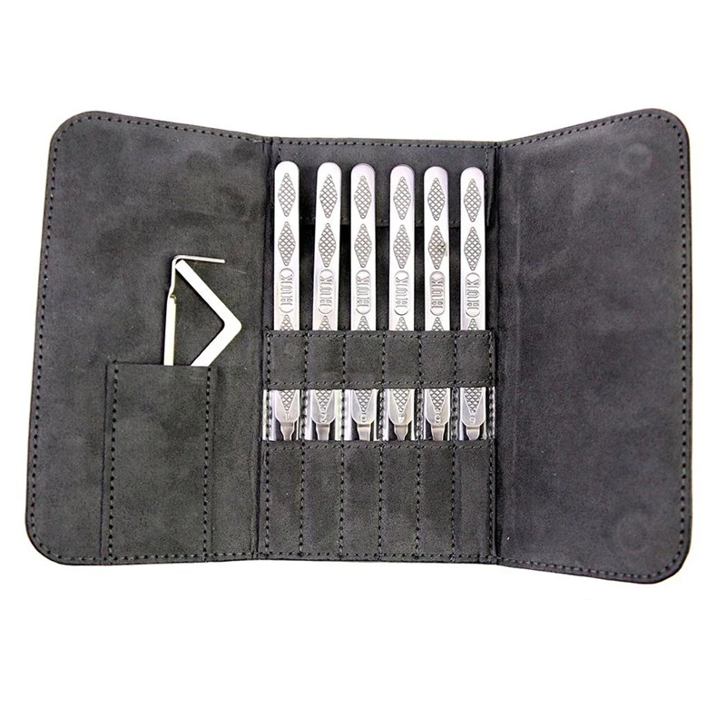 6pcs HUK Super Lock Picks Set Locksmith Tools Stainless Steel Lock Pick ...