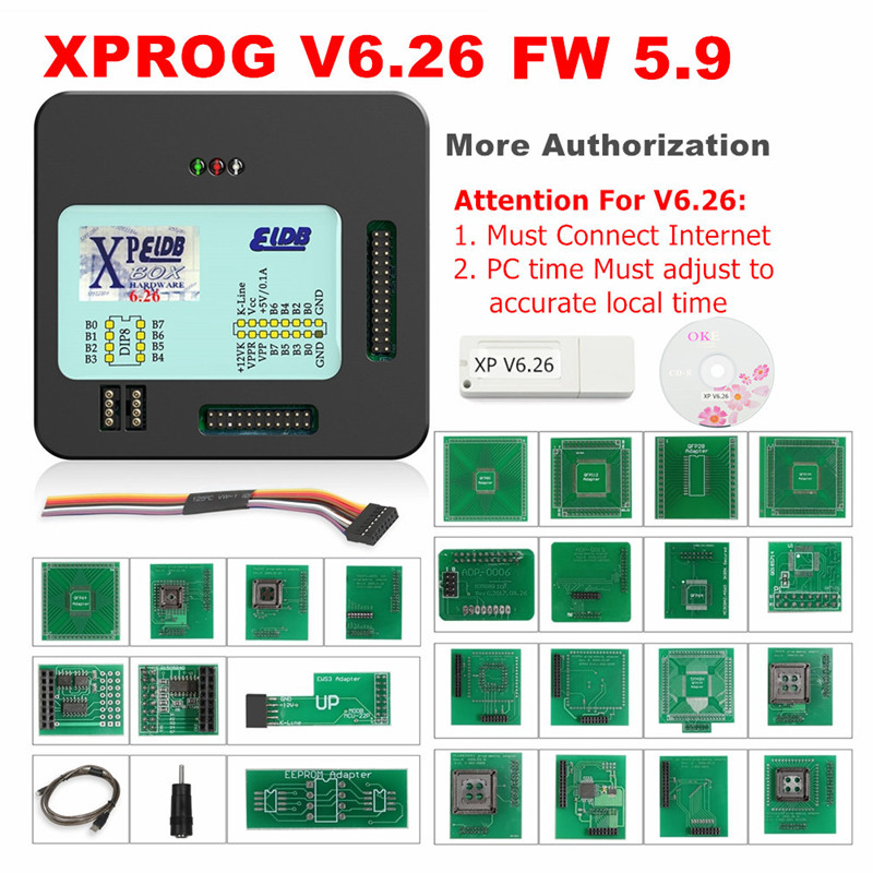 Lastest XPROG V6.26 X-PROG M 6.26 XPROG Programmer X PROG M BOX ECU ...