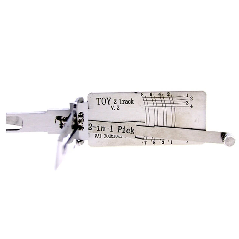 LISHI TOY 2 Track 2-in-1 Auto Pick and Decoder Tool Lock Pick Set Auto ...