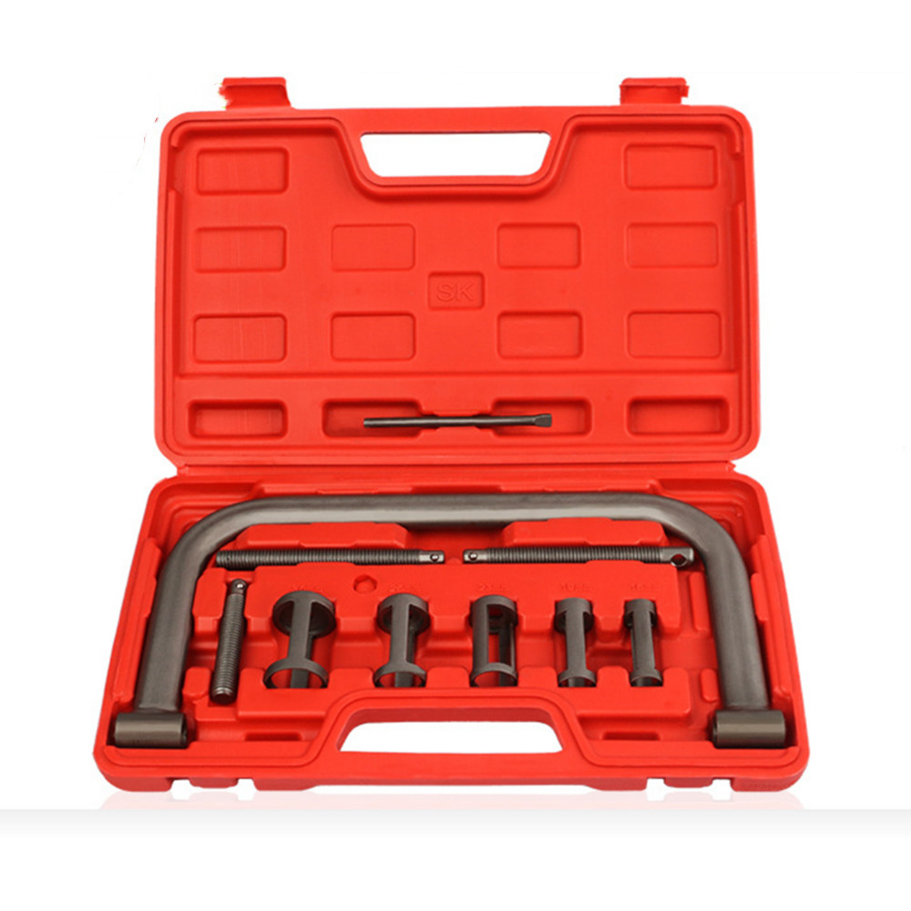 Car Engine Cylinder Head Valve Spring Compressor Remove Install Tool ...