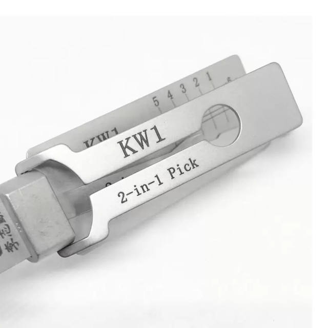 LISHI KW1 2-in-1 Pick & Decoder Locksmith Tools Kwikset KW5 Lock Pick ...