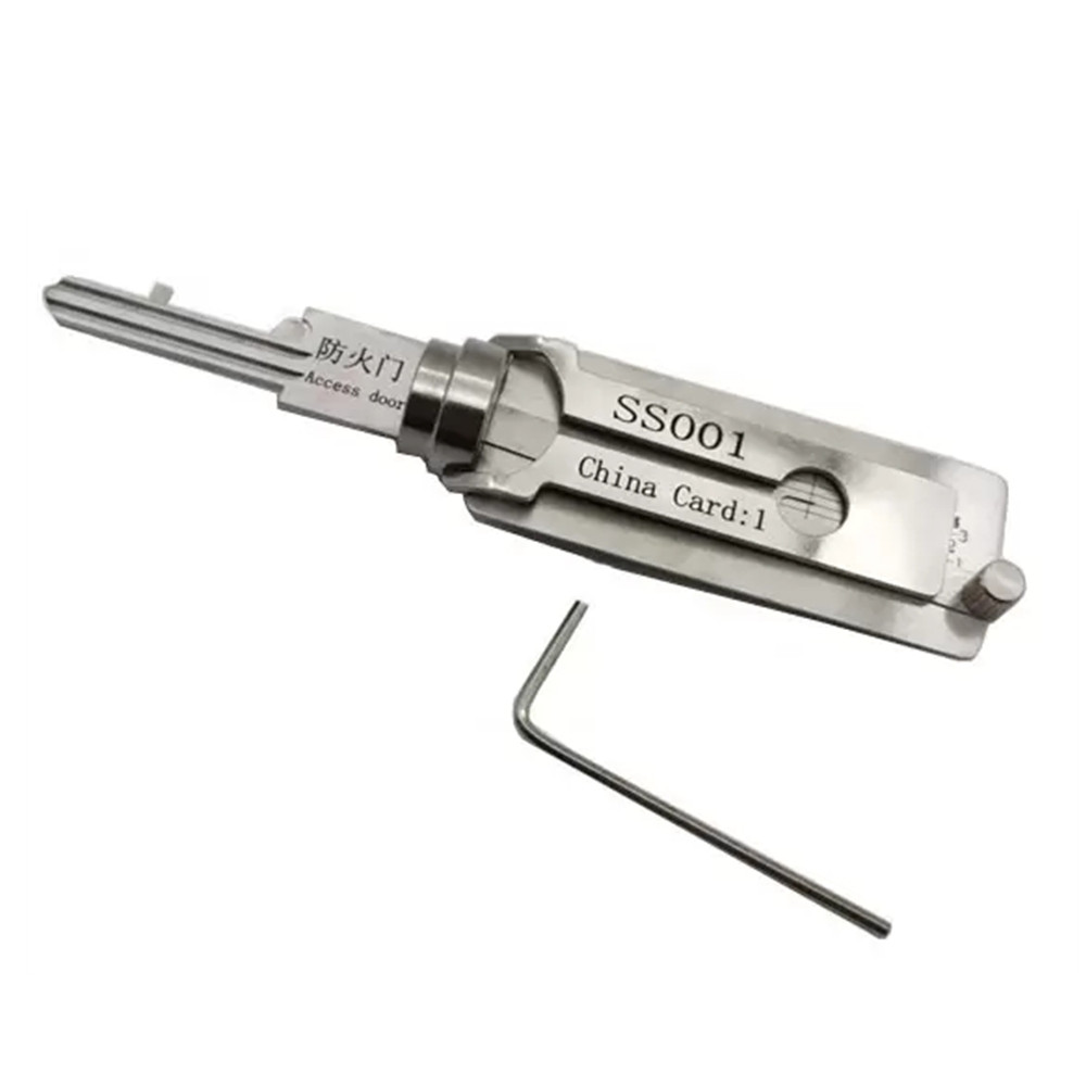 LISHI SS001 Lock Pick 2 in 1 for Open Locksmith Door House Key Lock ...