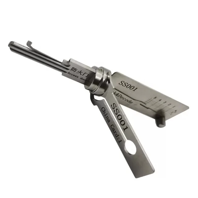 LISHI SS001 Lock Pick 2 in 1 for Open Locksmith Door House Key Lock ...