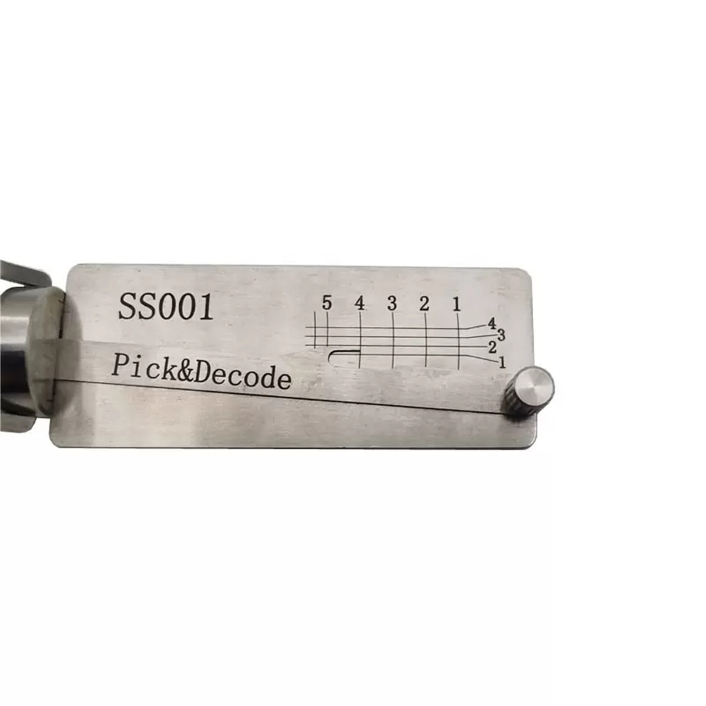 LISHI SS001 Lock Pick 2 in 1 for Open Locksmith Door House Key Lock ...