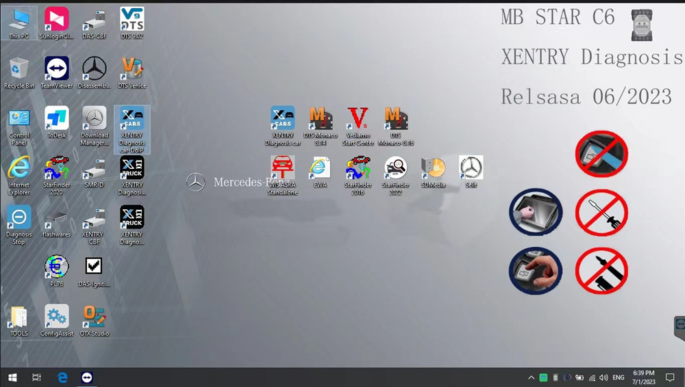 V2023.06 WIFI MB STAR C6 DOIP Xentry Diagnosis VCI Multiplexer with ...