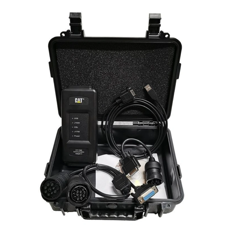 CAT ET4 Caterpillar Diagnostic Communication Adapter IV CAT Truck Diagnostic Tool With 2019A ...