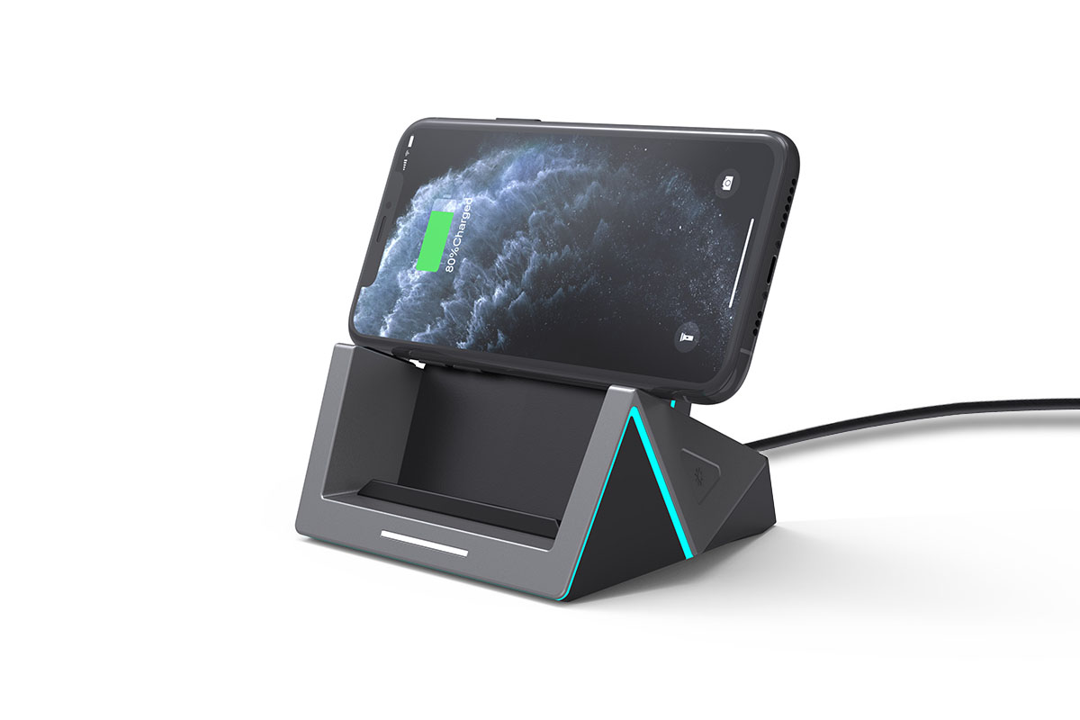 Digtec-QI 10W Output RGB Gaming Wireless Charger Station