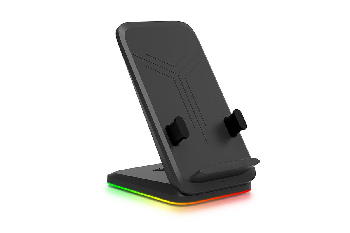 Digtec-15W RGB Fast QI Wireless Charger Stand