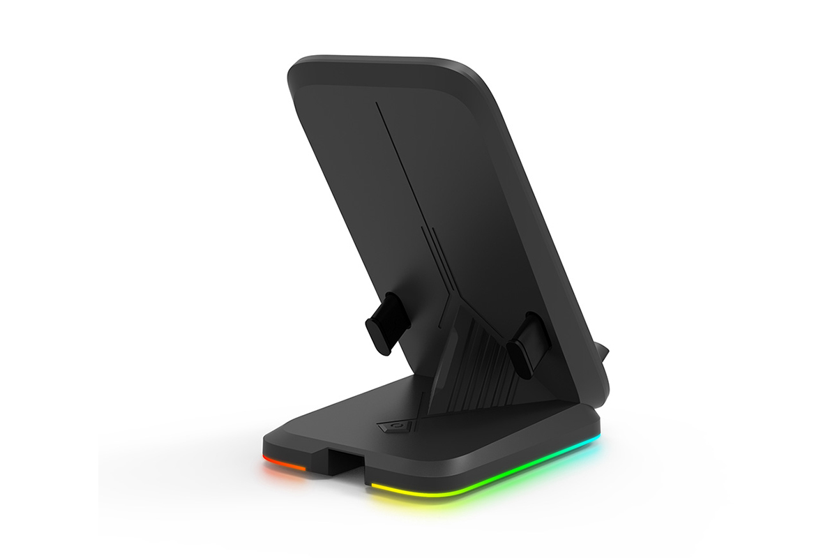 Digtec-15W RGB Fast QI Wireless Charger Stand