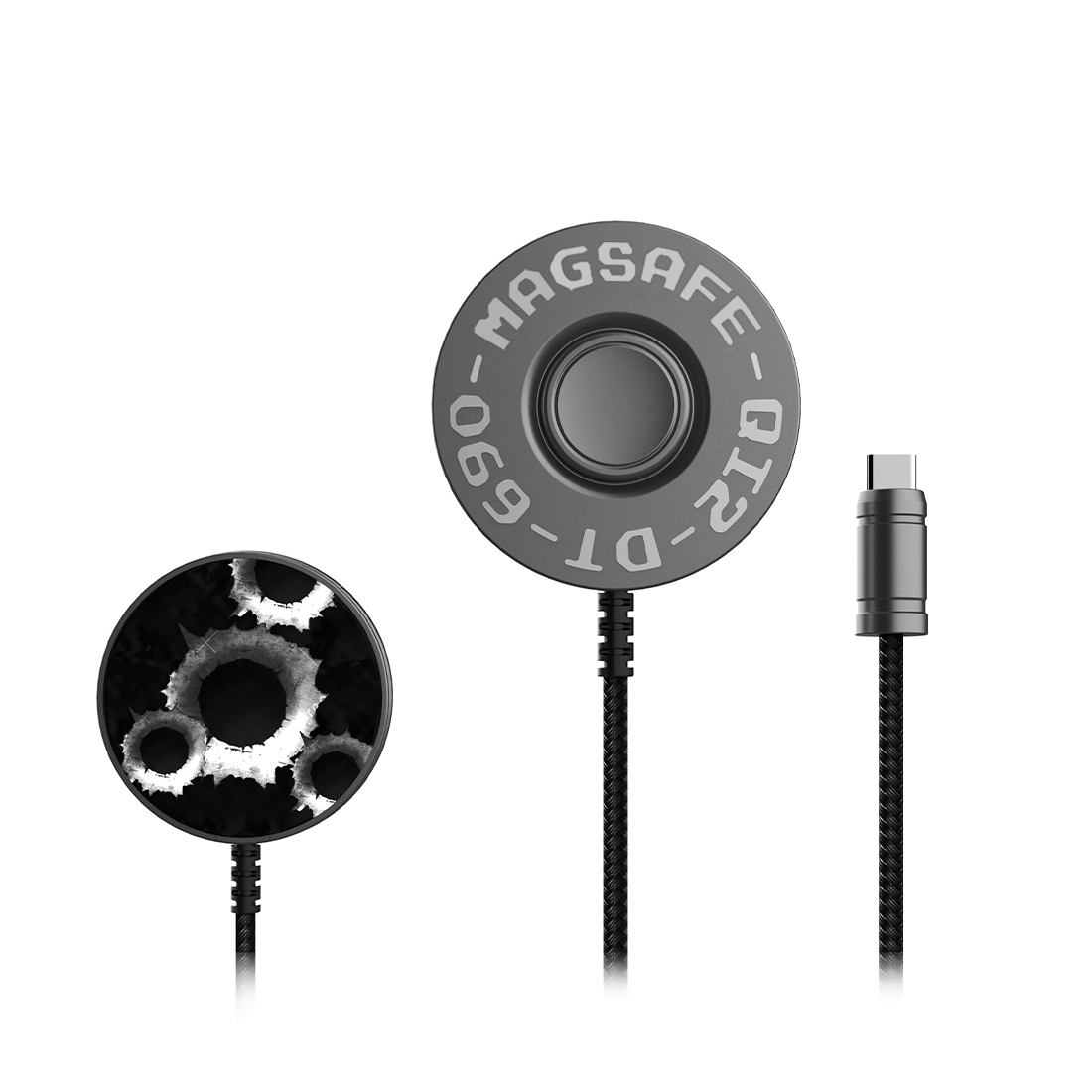 Bullet Design MagSafe Qi2 Wireless Charger,Magnetic Wireless Charger