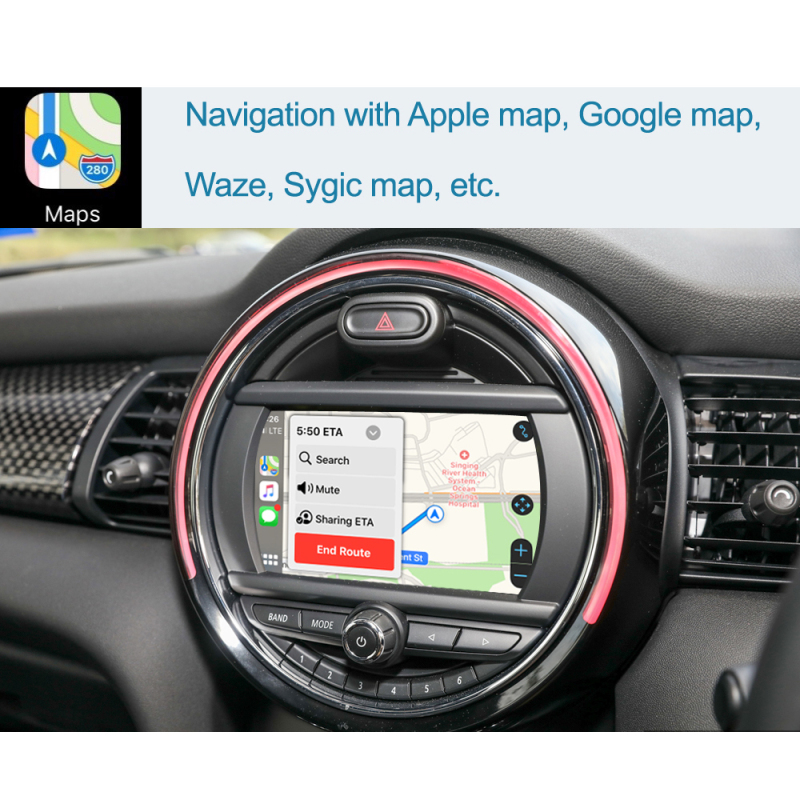 Wireless CarPlay Android Auto for Mini R55 R56 R57 R58 R59 R60 R61 F54 ...