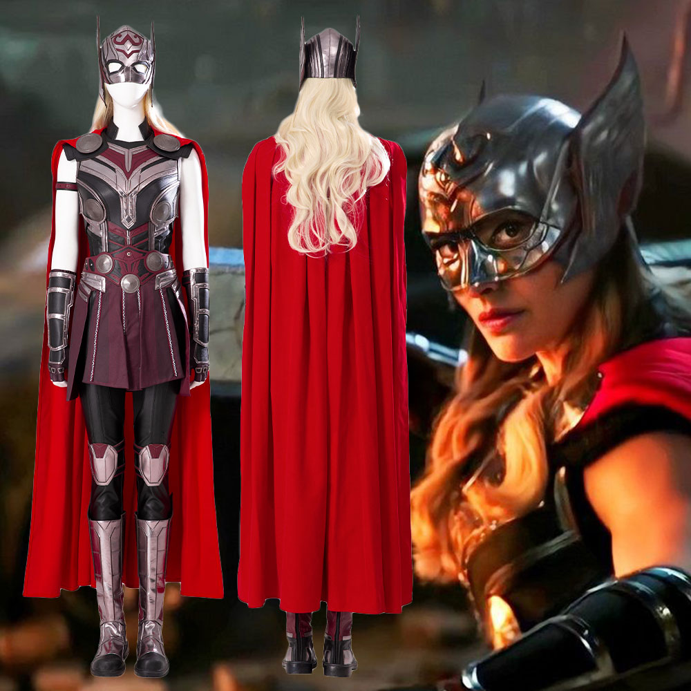 Thor: Love and Thunder Jane Foster Mighty Thor Cosplay Costume New Edition
