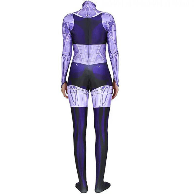 Hallowcos Blackfire Cosplay Costume for Adults Kids Teen Titans
