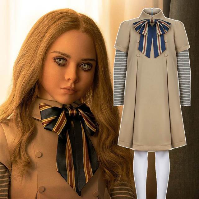 M3GAN Kids Cosplay Costume-2023 Horror Movie
