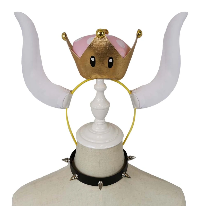 Princess Bowser Bowsette Cosplay Costume