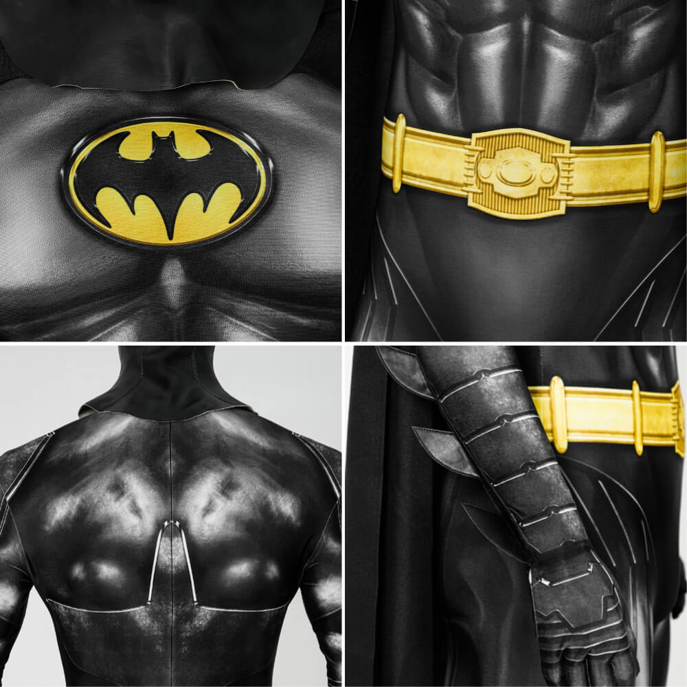 The Flash Michael Keaton Batman 1989 Cosplay Costume Mask New Edition ...