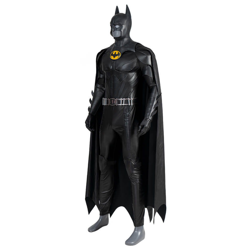 Flash Movie Michael Keaton Batman Cosplay Costume Faux Leather Edition ...