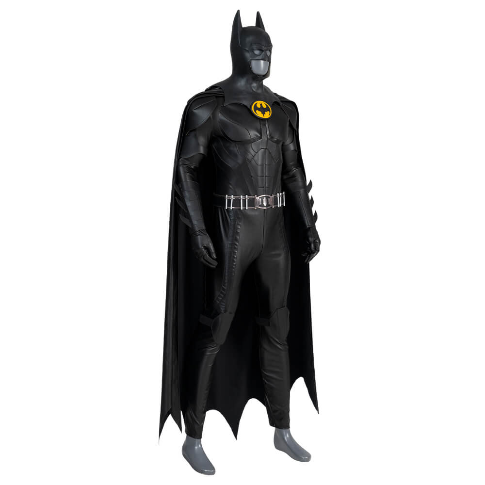 Flash Movie Michael Keaton Batman Cosplay Costume Faux Leather Edition ...