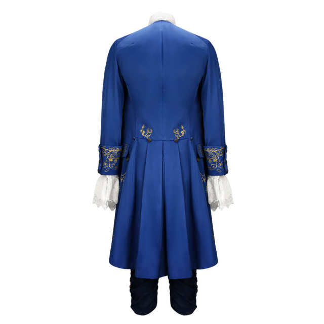 Disney Beauty and the Beast Film Prince Adam Suit Cosplay Costume Hallowcos