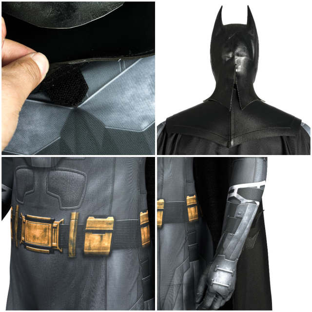 The Flash Movie Ben Affleck Batman Cosplay Costume 3D Printed Hallowcos