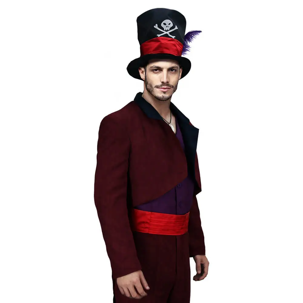 Dr. Facilier Shadow Man Costume The Princess and the Frog Cosplay Hallowcos