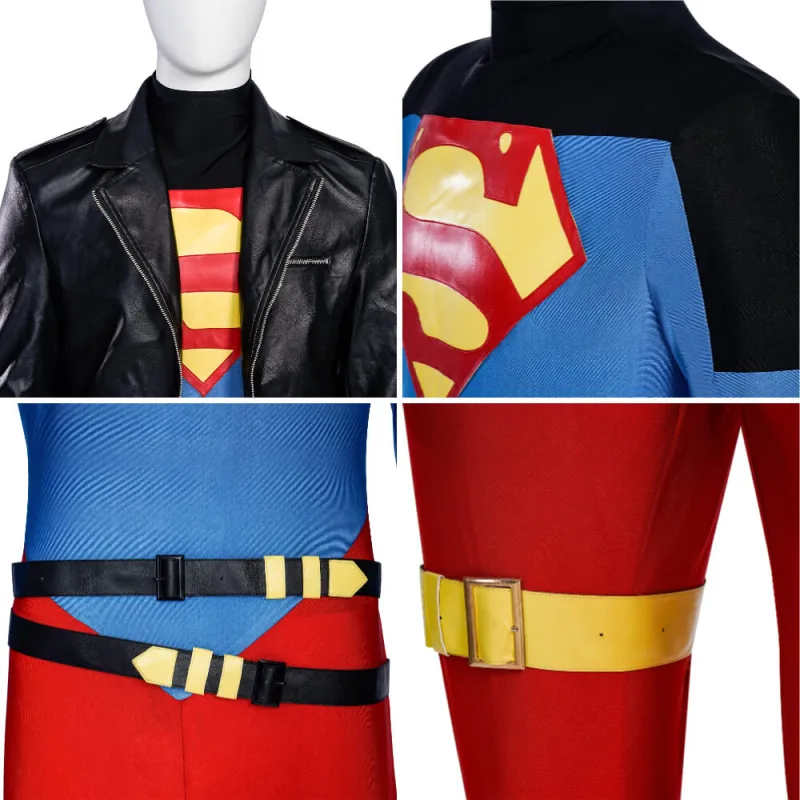 Superboy Costume Kon-El Conner Kent Cosplay Hallowcos