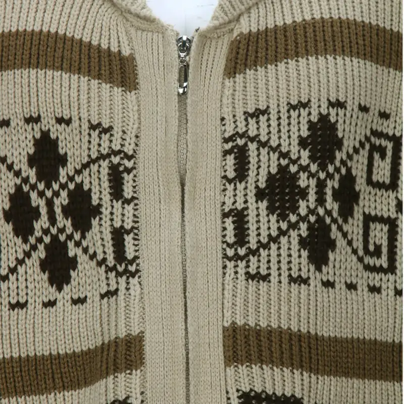 The Big Lebowski The Dude Sweater Jeffrey Zip Up Coat Hallowcos