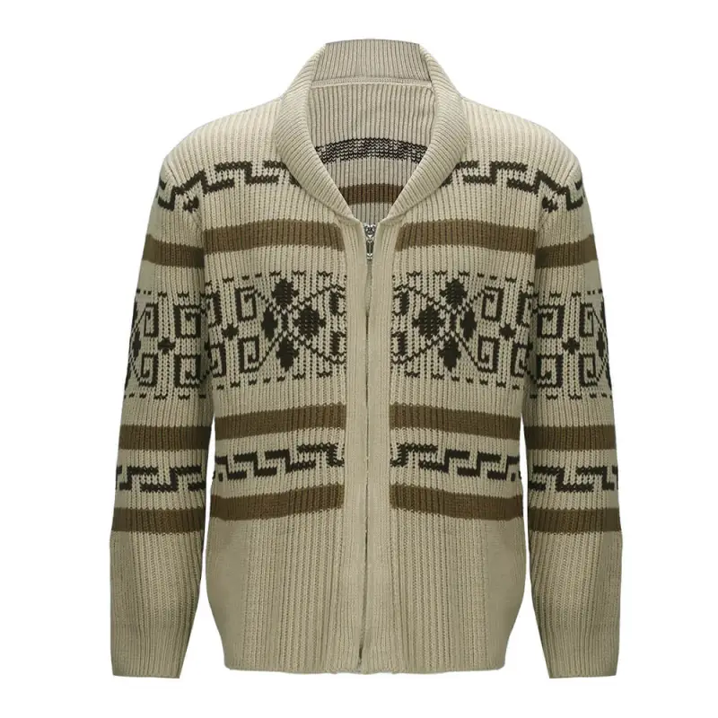 The Big Lebowski The Dude Sweater Jeffrey Zip Up Coat Hallowcos