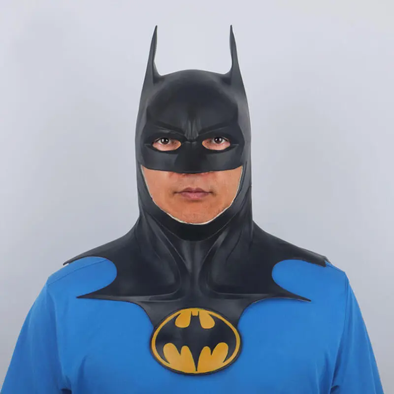 Hallowcos Flash Movie Michael Keaton Batman Cosplay Mask Cowl