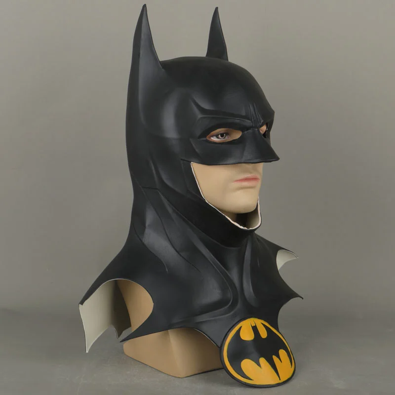 Hallowcos Flash Movie Michael Keaton Batman Cosplay Mask Cowl